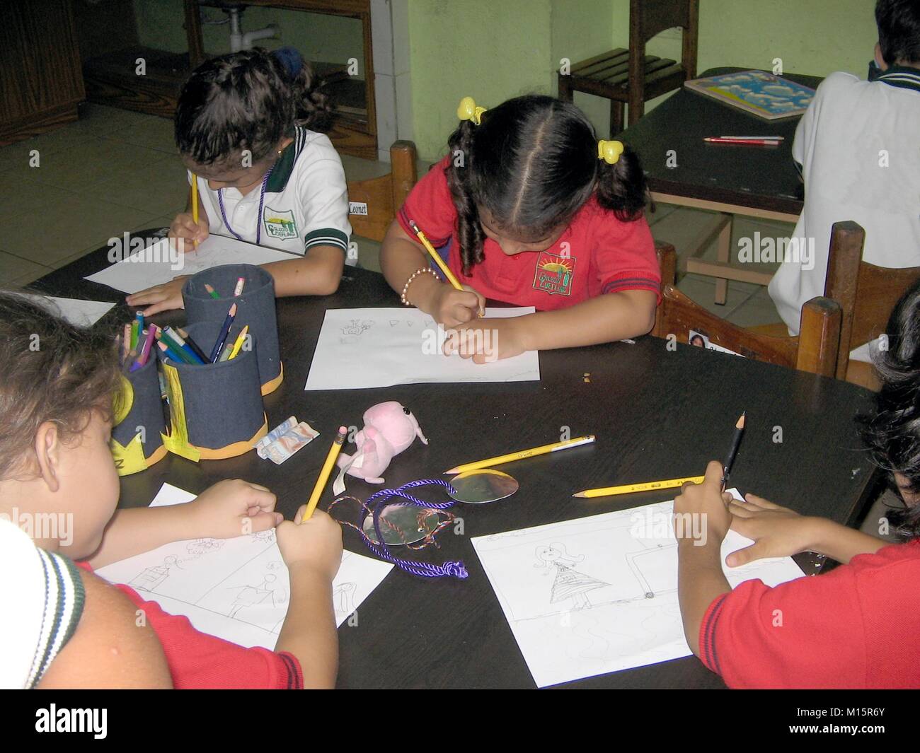 girls an Venezuelan school Stock Photo - Alamy