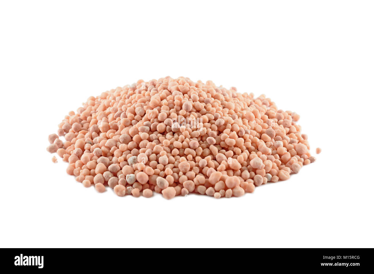 Heap of composite mineral fertilizers, isolated on white background ...