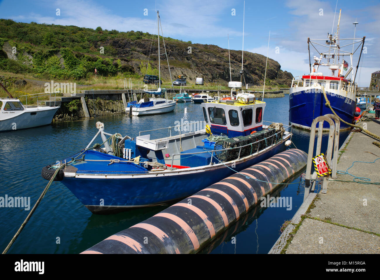 Anglesey amlwch port fishing boats hi-res stock photography and images ...