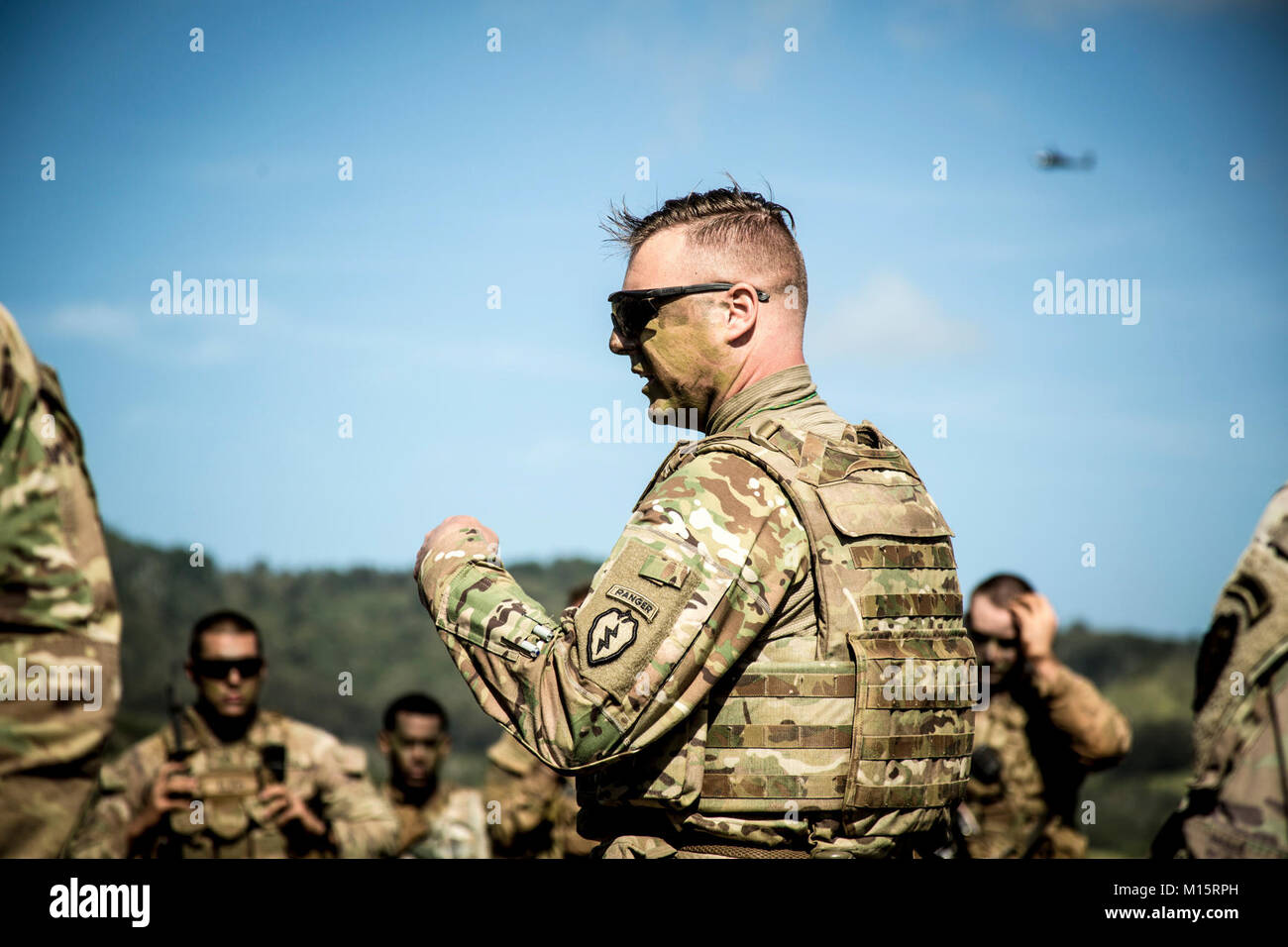U.S. Army Lt. Col. Valent Bernat III, Battalion Commander of 1st ...