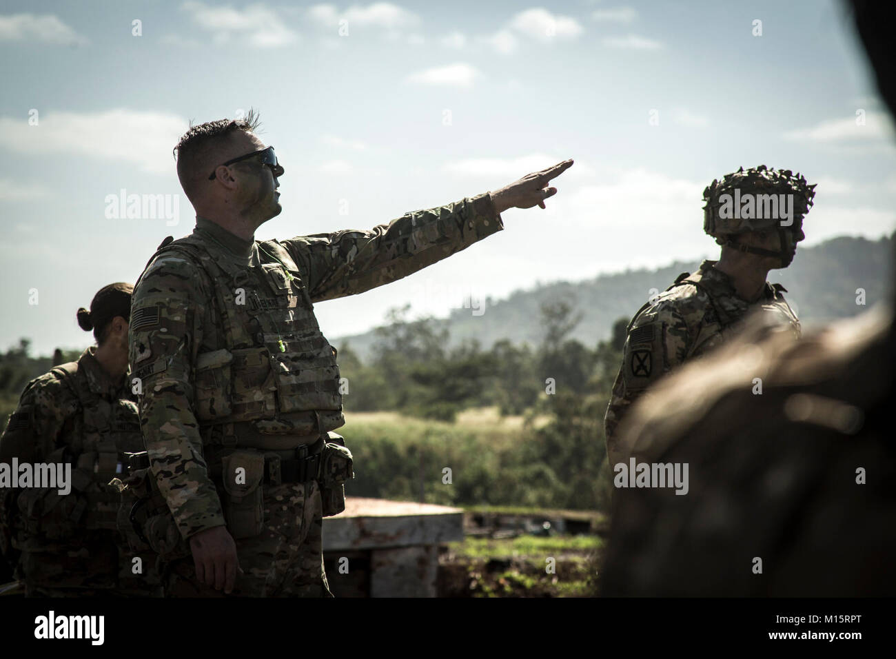 U.S. Army Lt. Col. Valent Bernat III, Battalion Commander of 1st ...