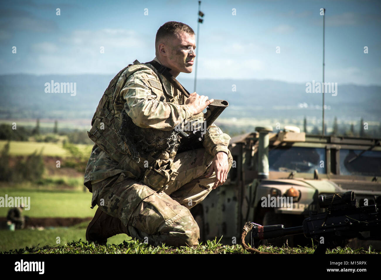 U.S. Army Soldier, assigned to 1st Battalion, 27th Infantry Regiment "Wolfhounds", 2nd Infantry ...