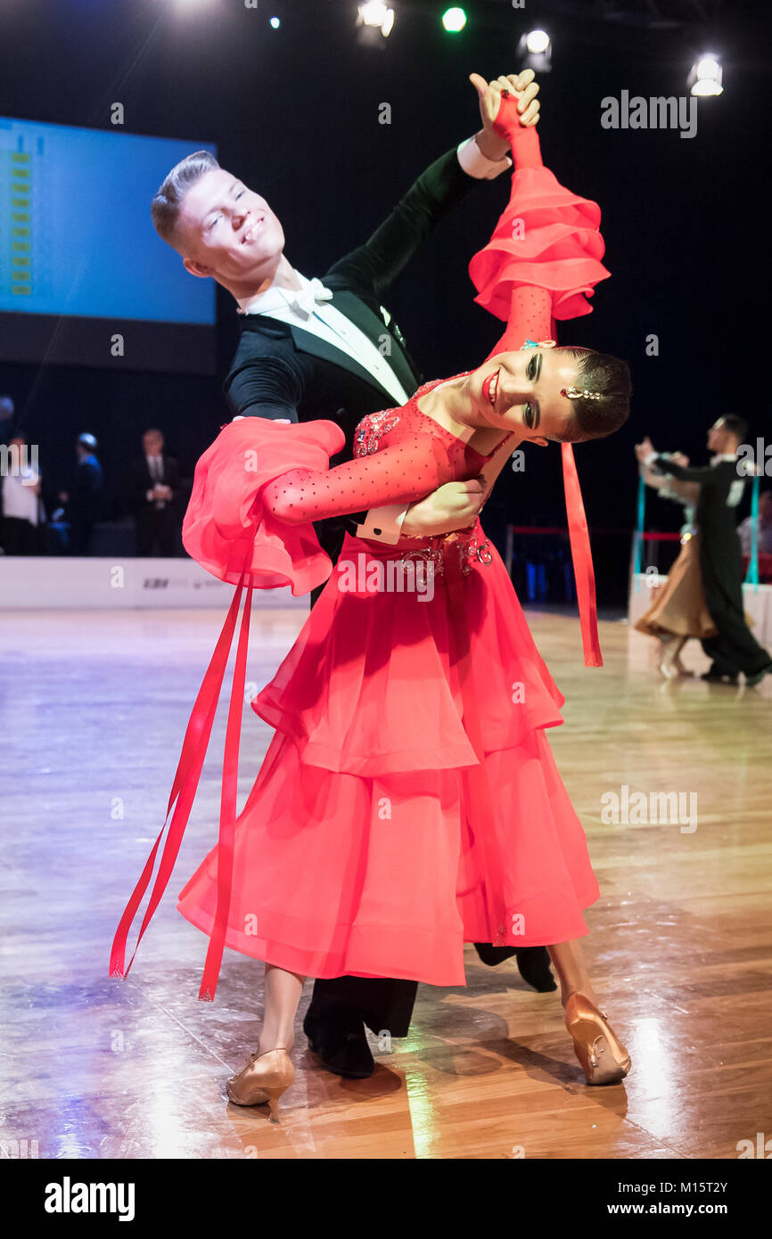 dancers dancing standard dance Stock Photo - Alamy