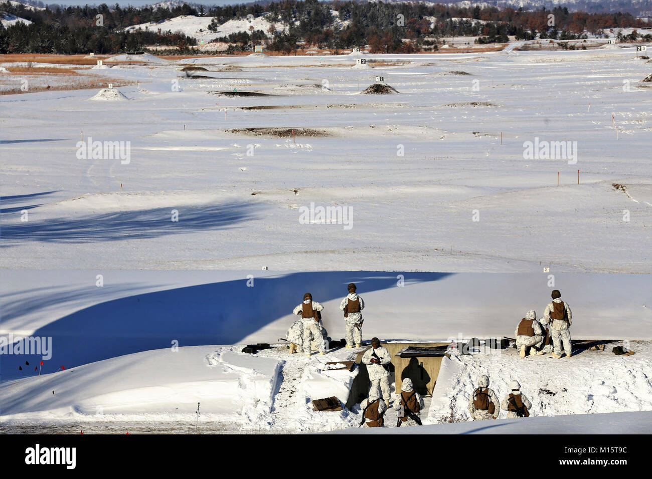 Marines at Fort McCoy for the 2nd Marine Air Wing’s Ullr Shield ...