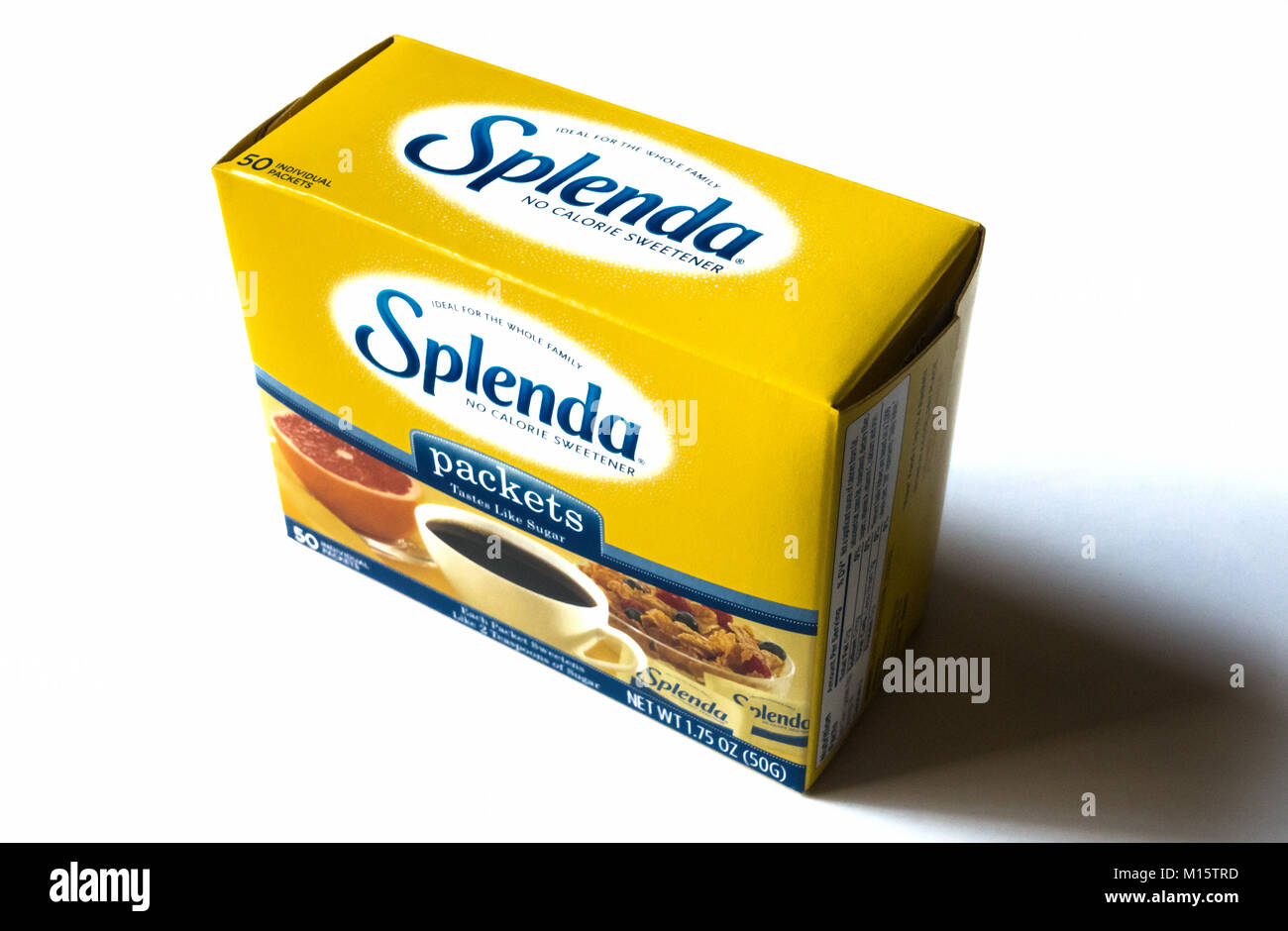 A box of Splenda packets, a no calorie sweetener Stock Photo - Alamy