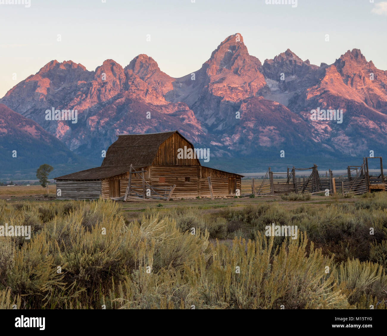 Mormon row historical district hi-res stock photography and images - Alamy