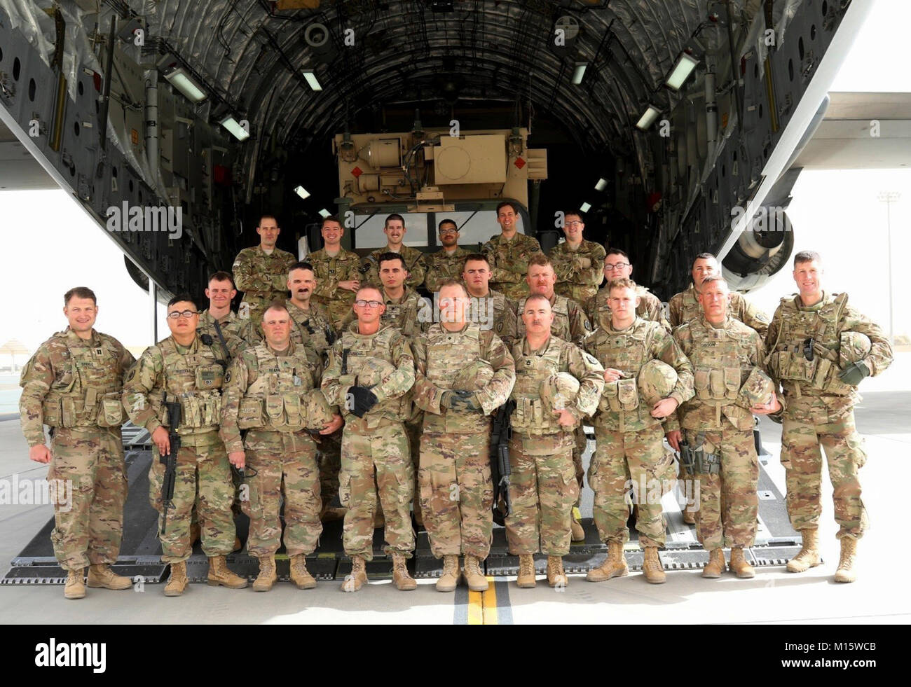 CAMP ARIFJAN, Kuwait— U.S. Army National Guard troops, 2nd Battalion ...