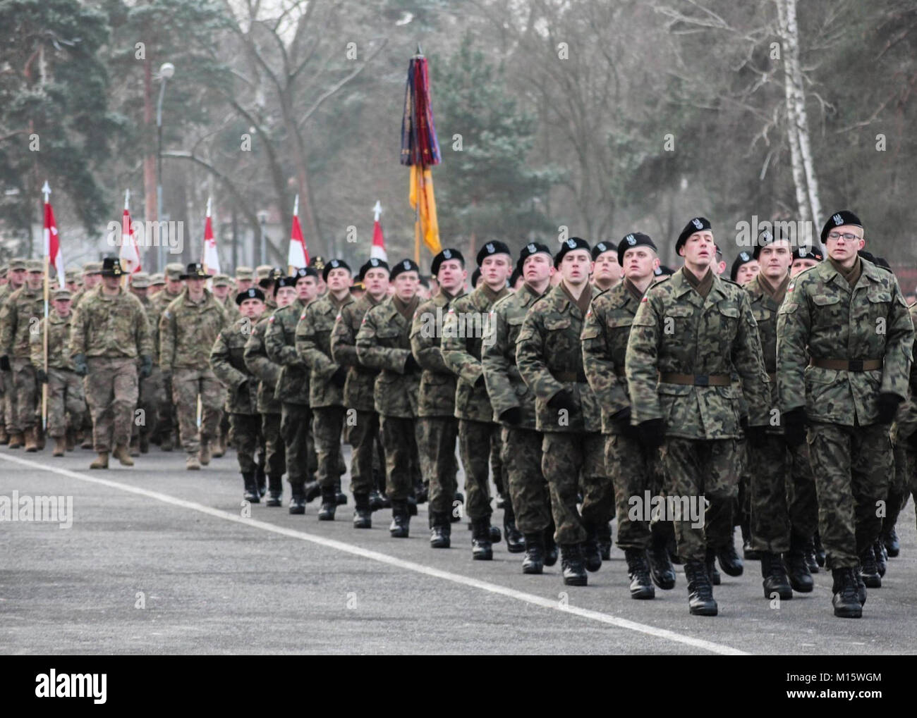 Polish Soldiers from 10th Armored Cavalry Brigade and U.S. Soldiers ...