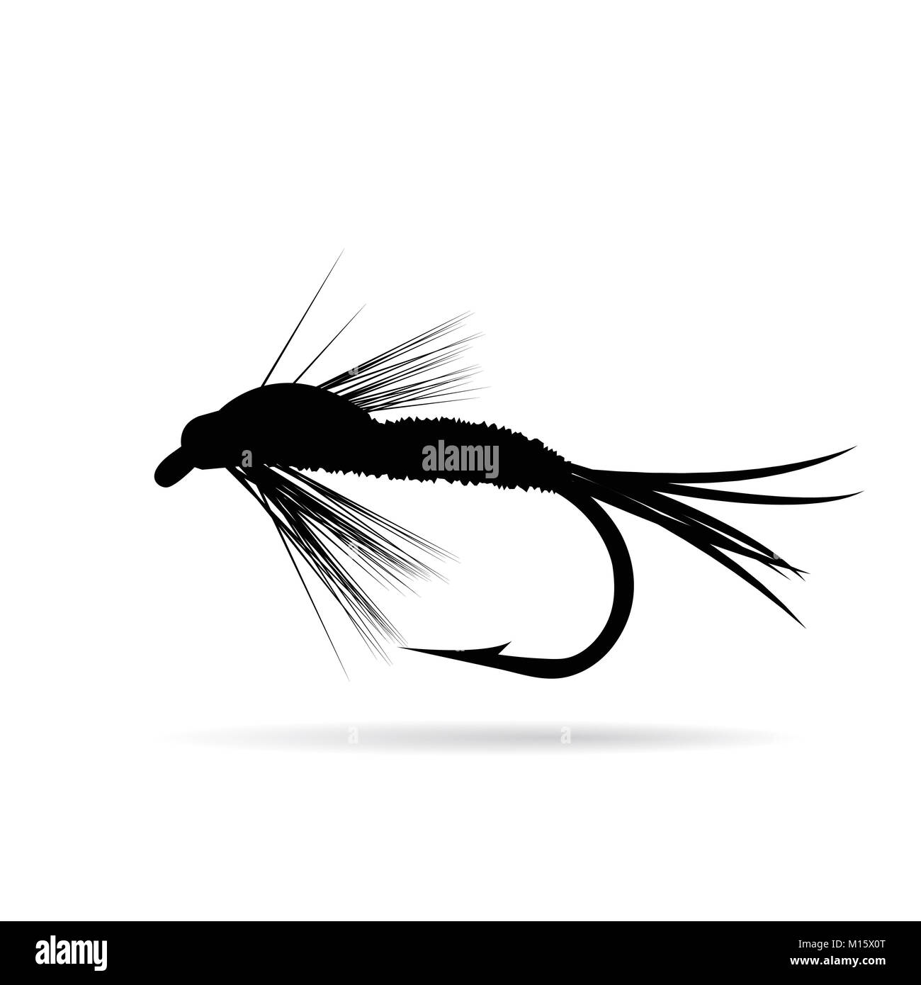 Fishing hook sign icon. Fishermen tackle symbol Stock Photo - Alamy