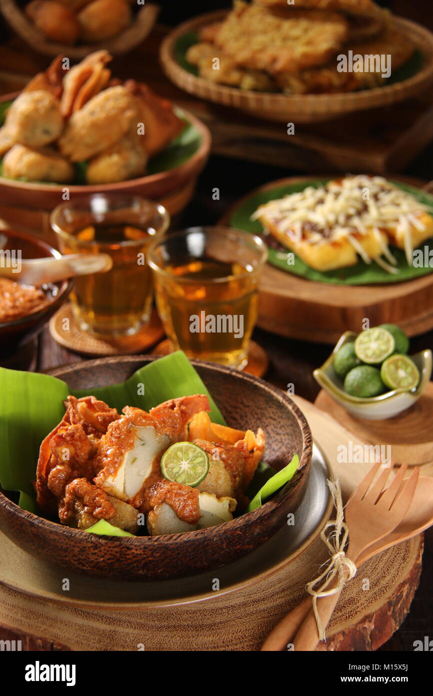 Batagor, the Sundanese Snack of Fried Fish Dumplings, Bean Curd, and ...
