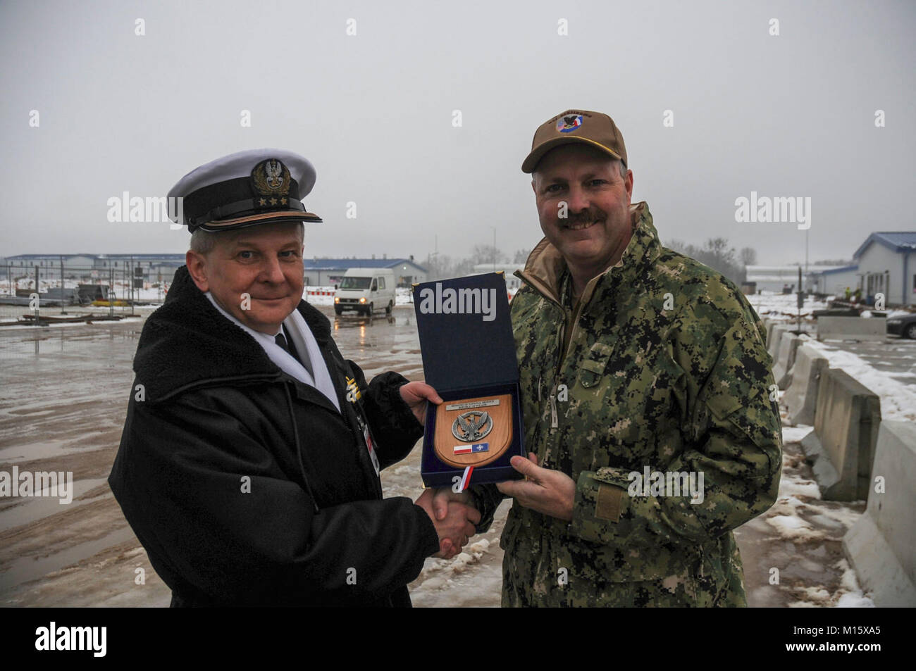 NAVAL SUPPORT FACILITY REDZIKOWO, Poland (Jan. 24, 2018) Capt. Scott ...