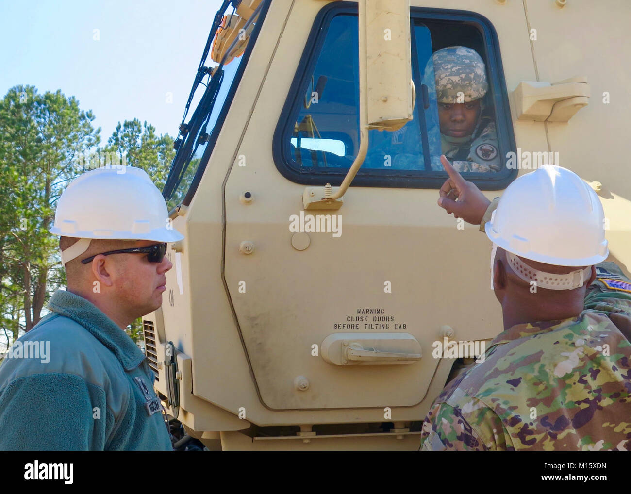 Instructors U.S. Army Staff Sgt. Michael Trautsch and Staff Sgt. Ronald ...