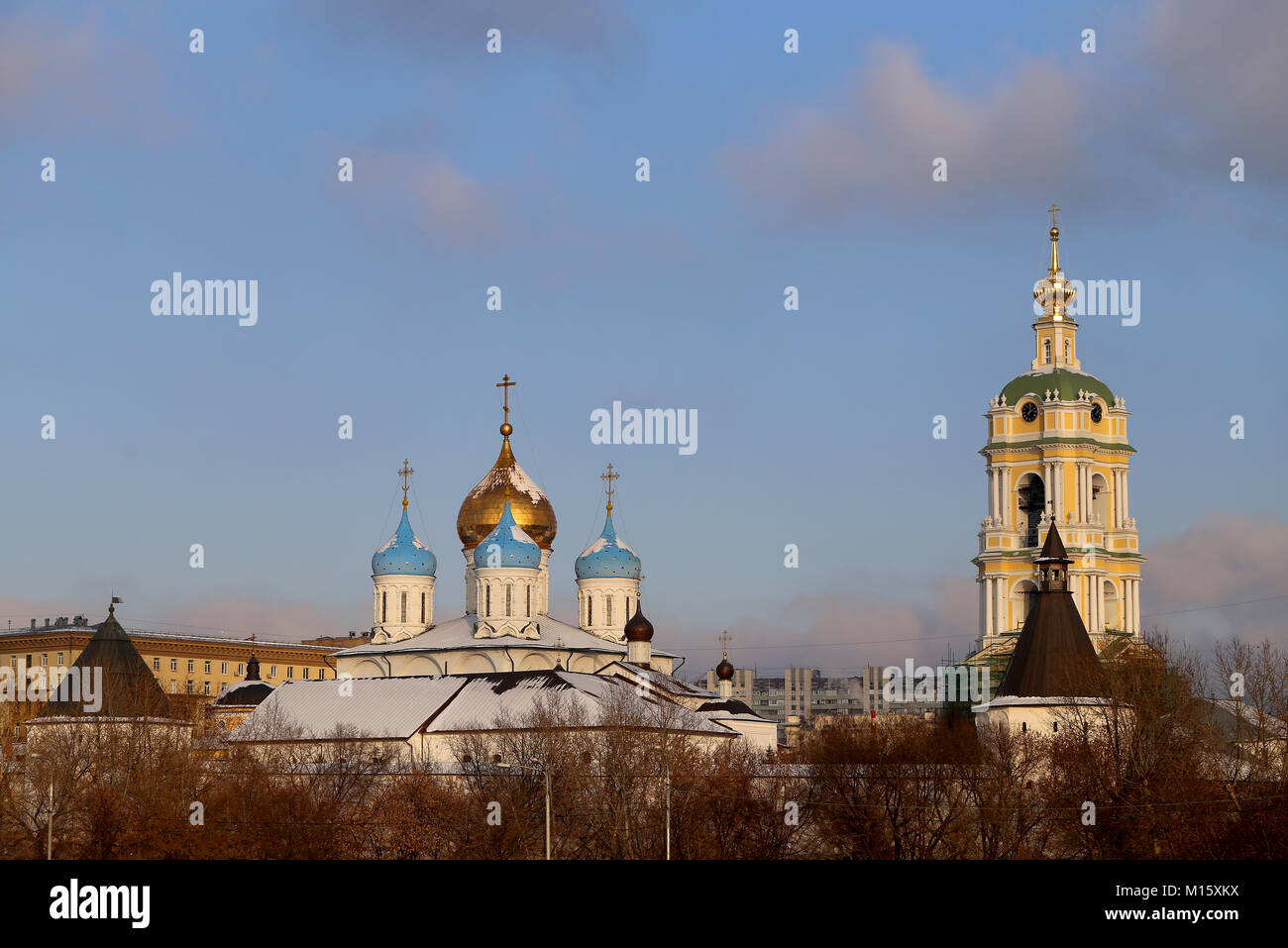 Novospassky Monastery in Moscow Stock Photo - Alamy