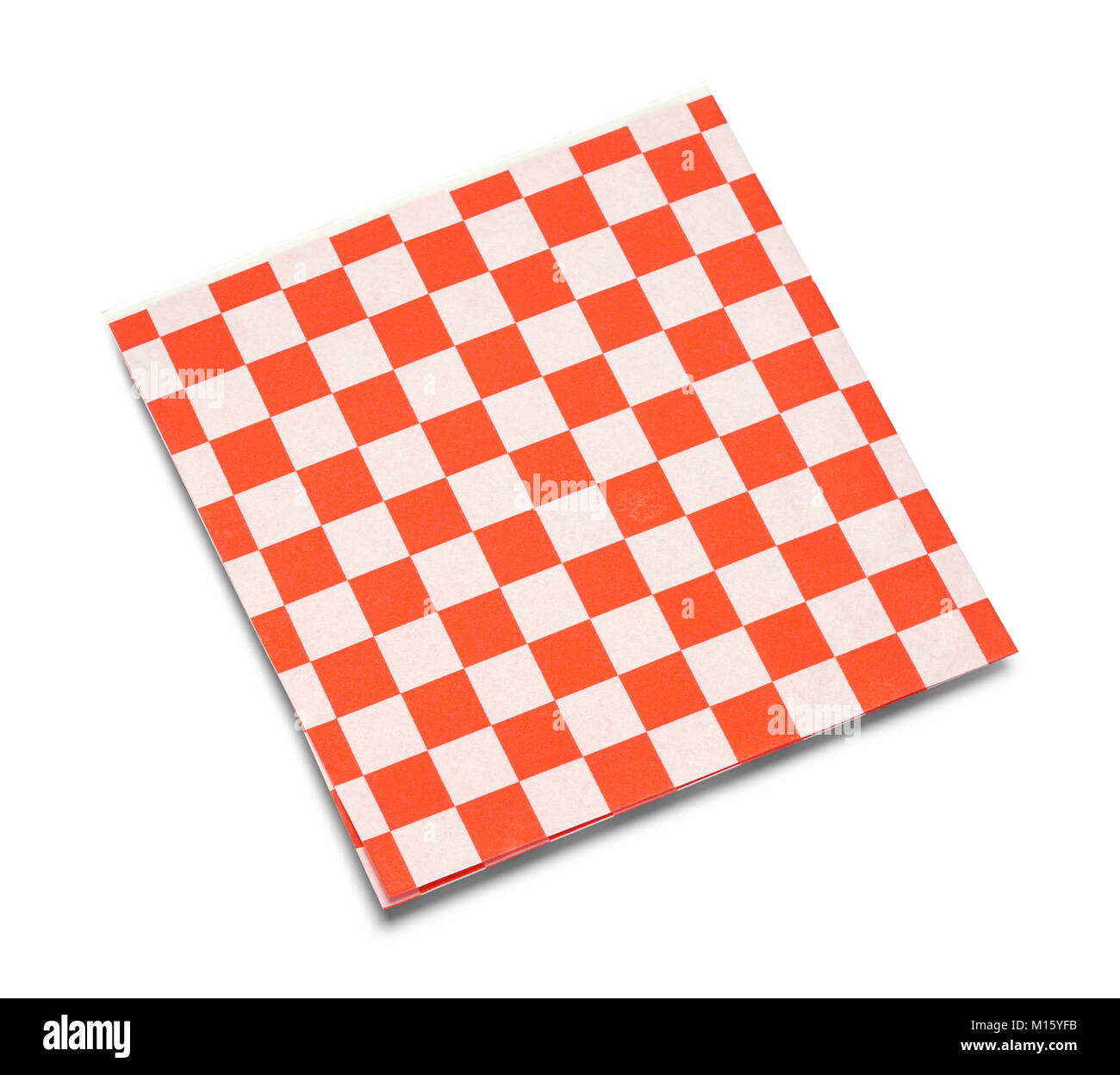 Red and white checkered paper hi-res stock photography and images - Alamy