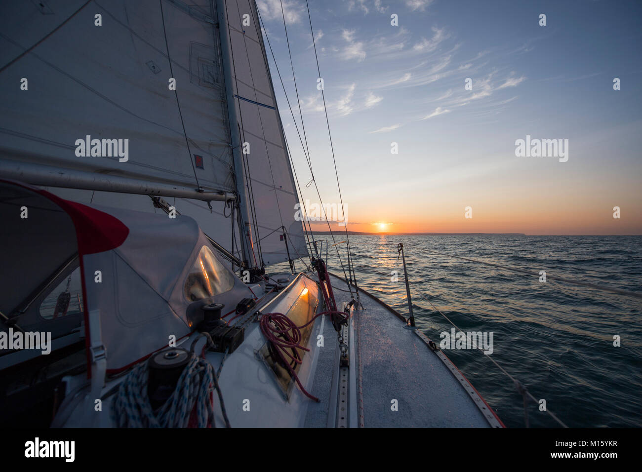 Sailing boat detail sea hi-res stock photography and images - Alamy