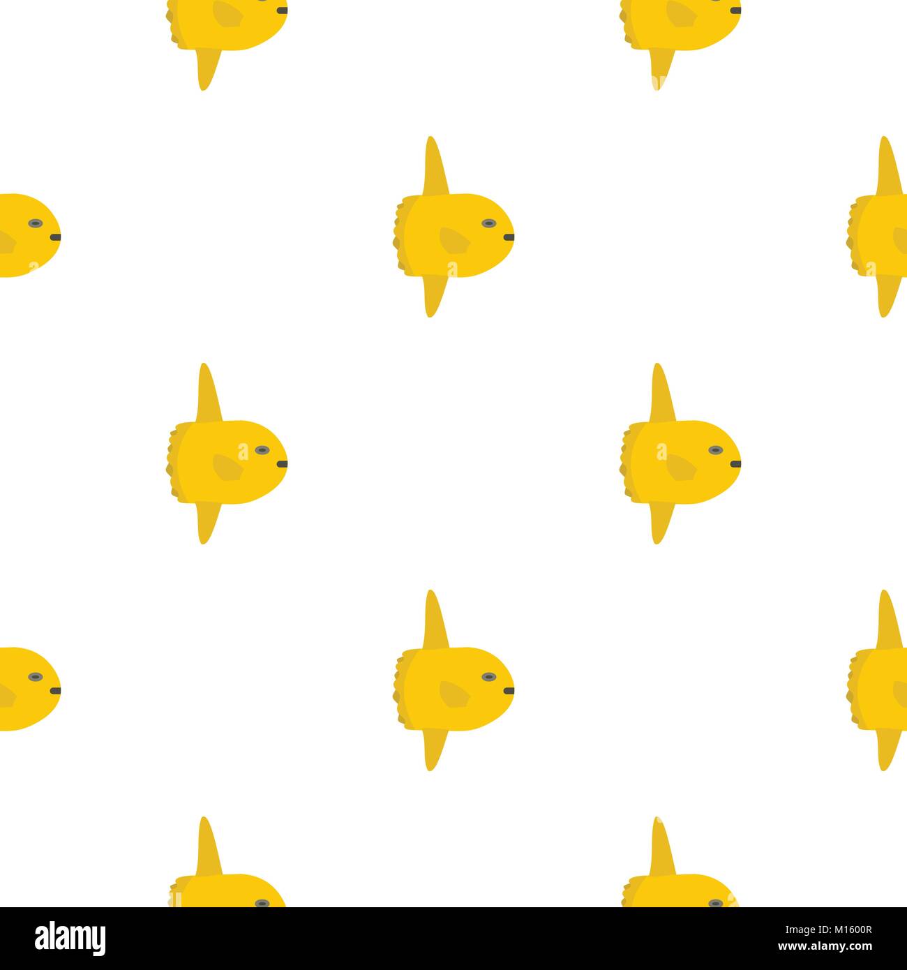 Small yellow fish pattern seamless Stock Vector Image & Art - Alamy