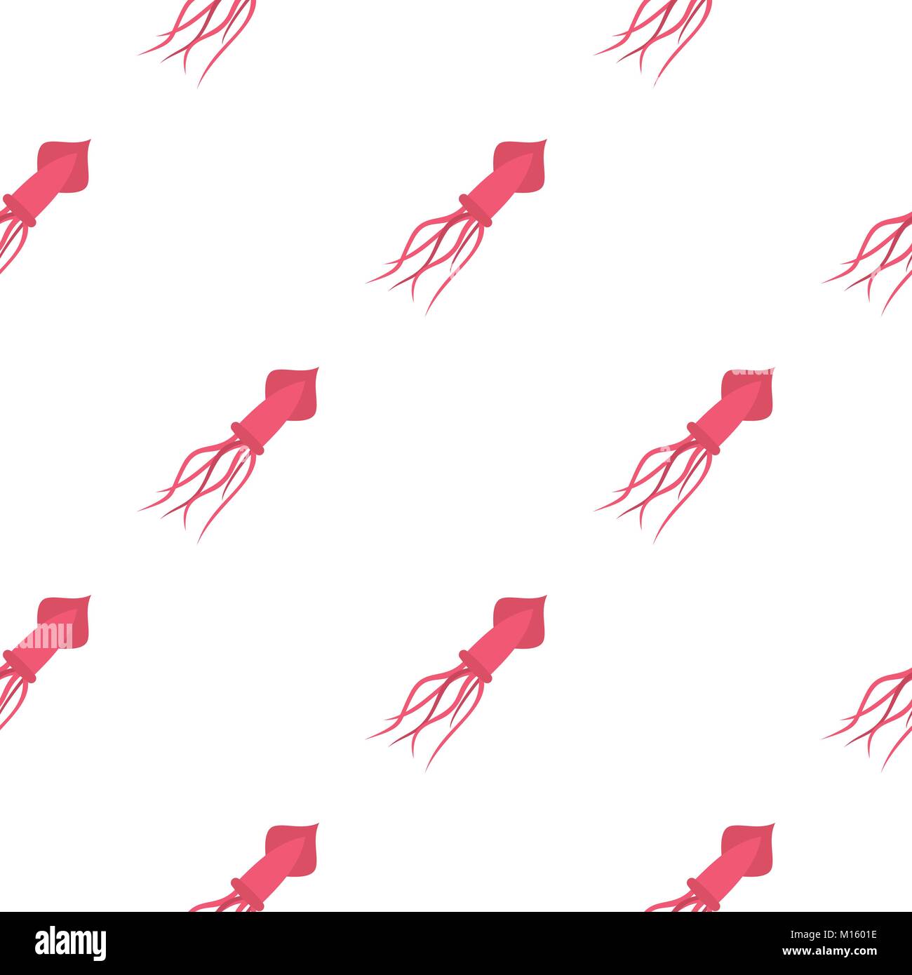 Pink squid pattern seamless Stock Vector Image & Art - Alamy