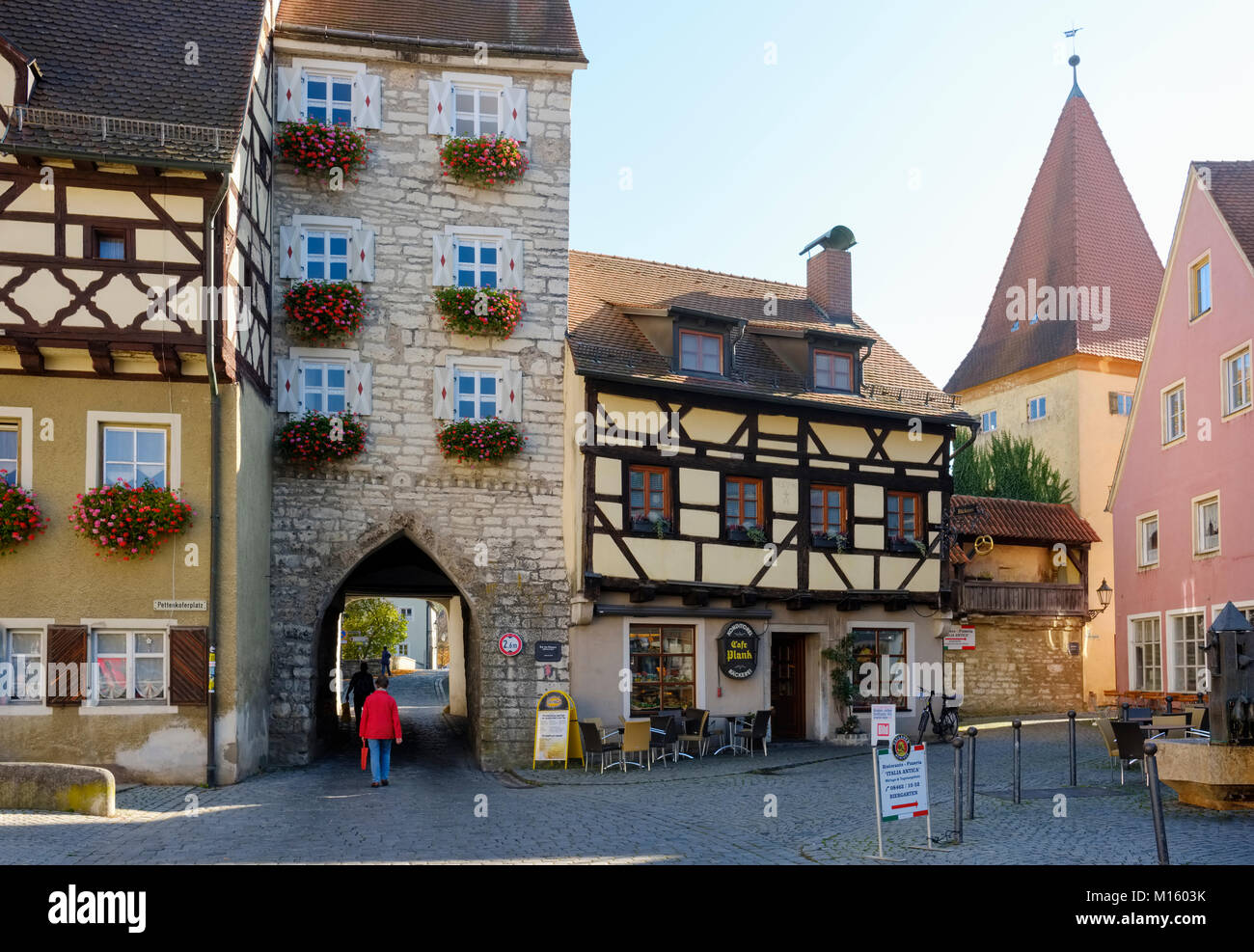 Middle Gate,Berching,Nature Park Altmühltal,Upper Palatinate,Bavaria ...