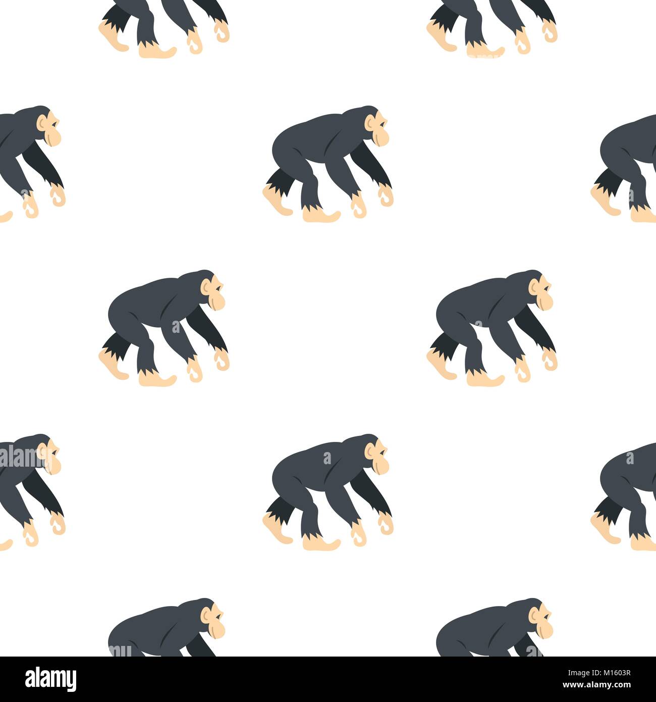 Chimpanzee, pattern seamless Stock Vector Image & Art - Alamy
