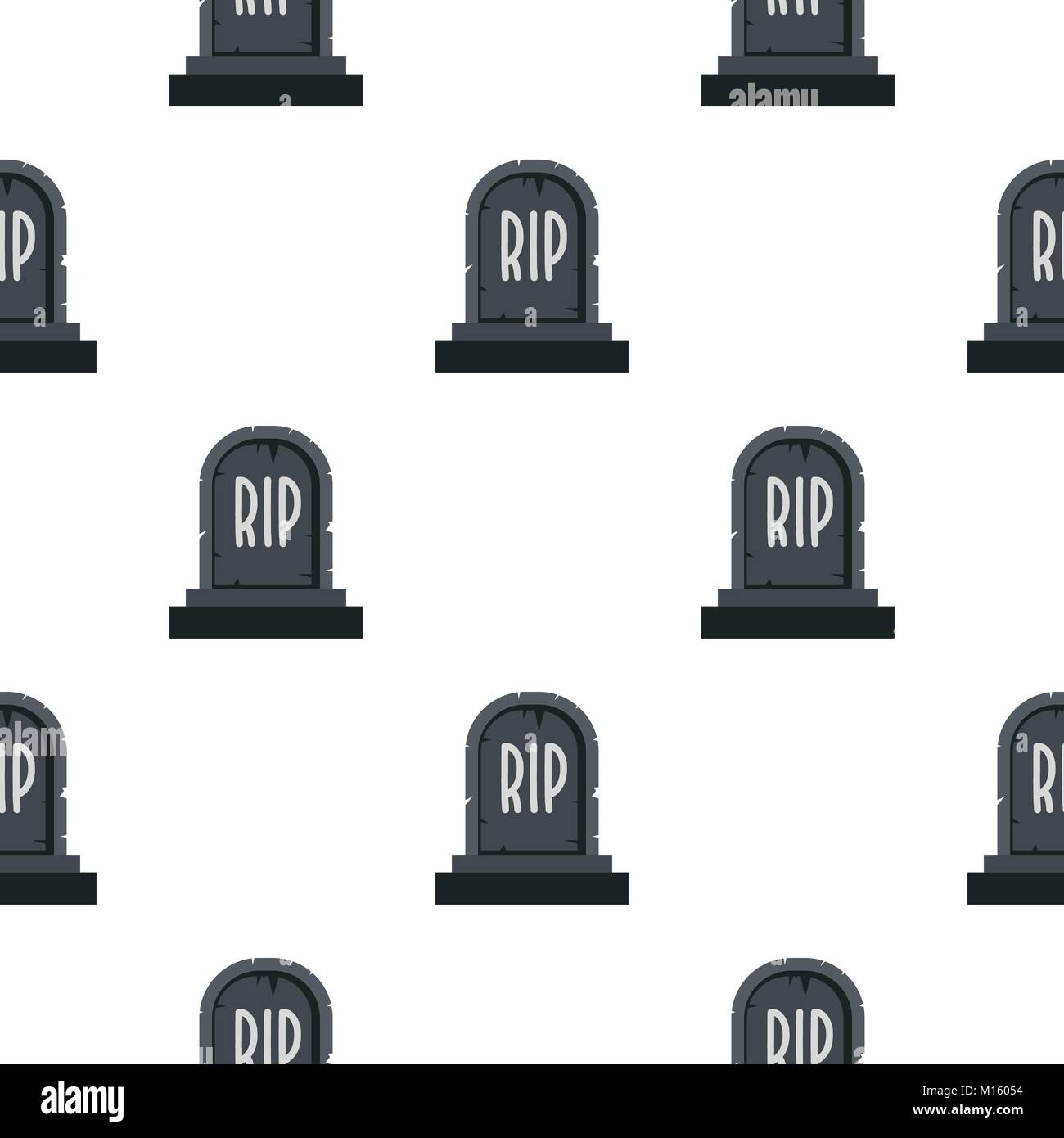 Stone tombstone rip pattern seamless Stock Vector Image & Art - Alamy