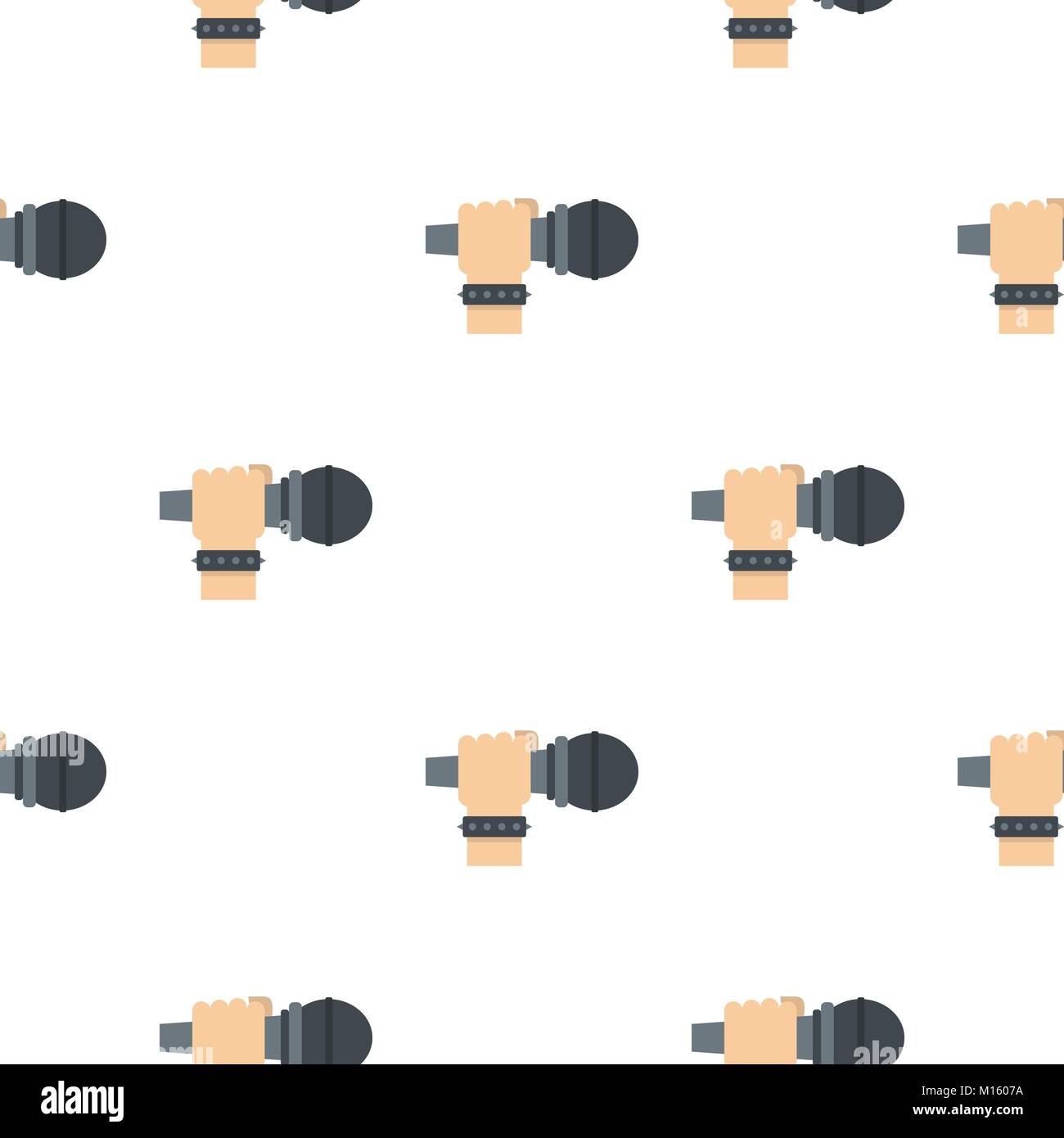 Hand microphone pattern seamless Stock Vector Image & Art - Alamy