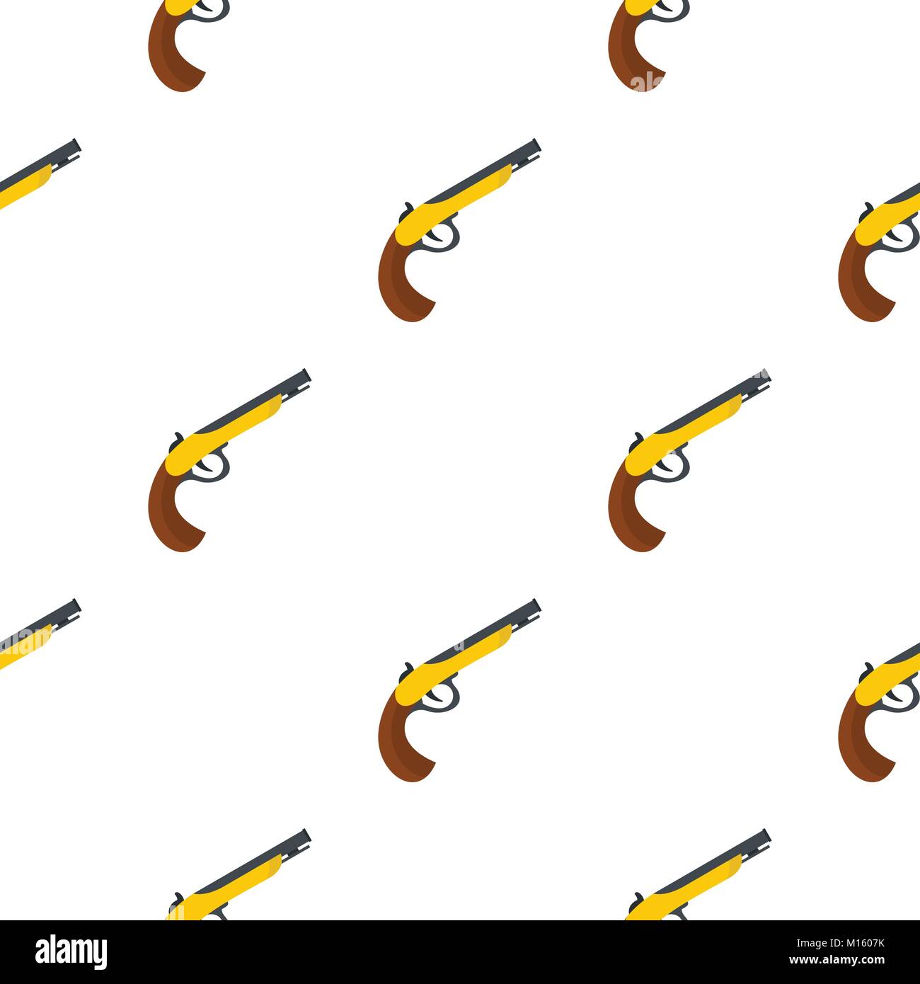 Repeating Gun Stock Vector Images - Alamy