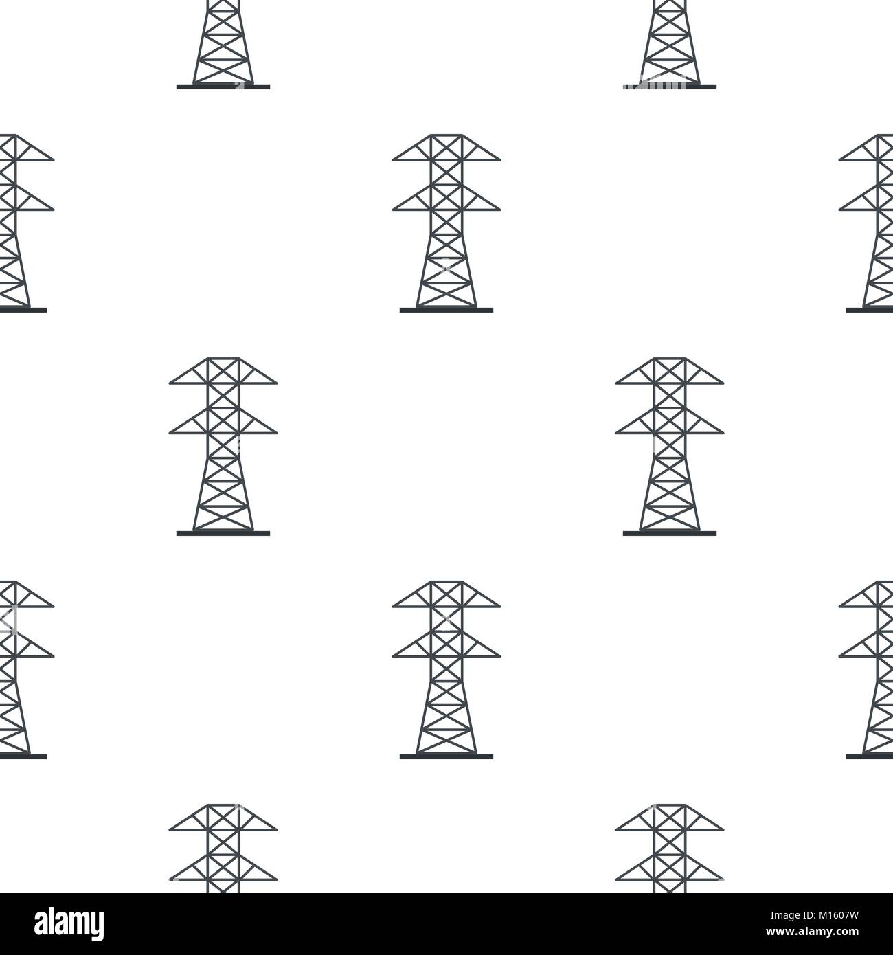 Electric power station pattern seamless Stock Vector Image & Art - Alamy