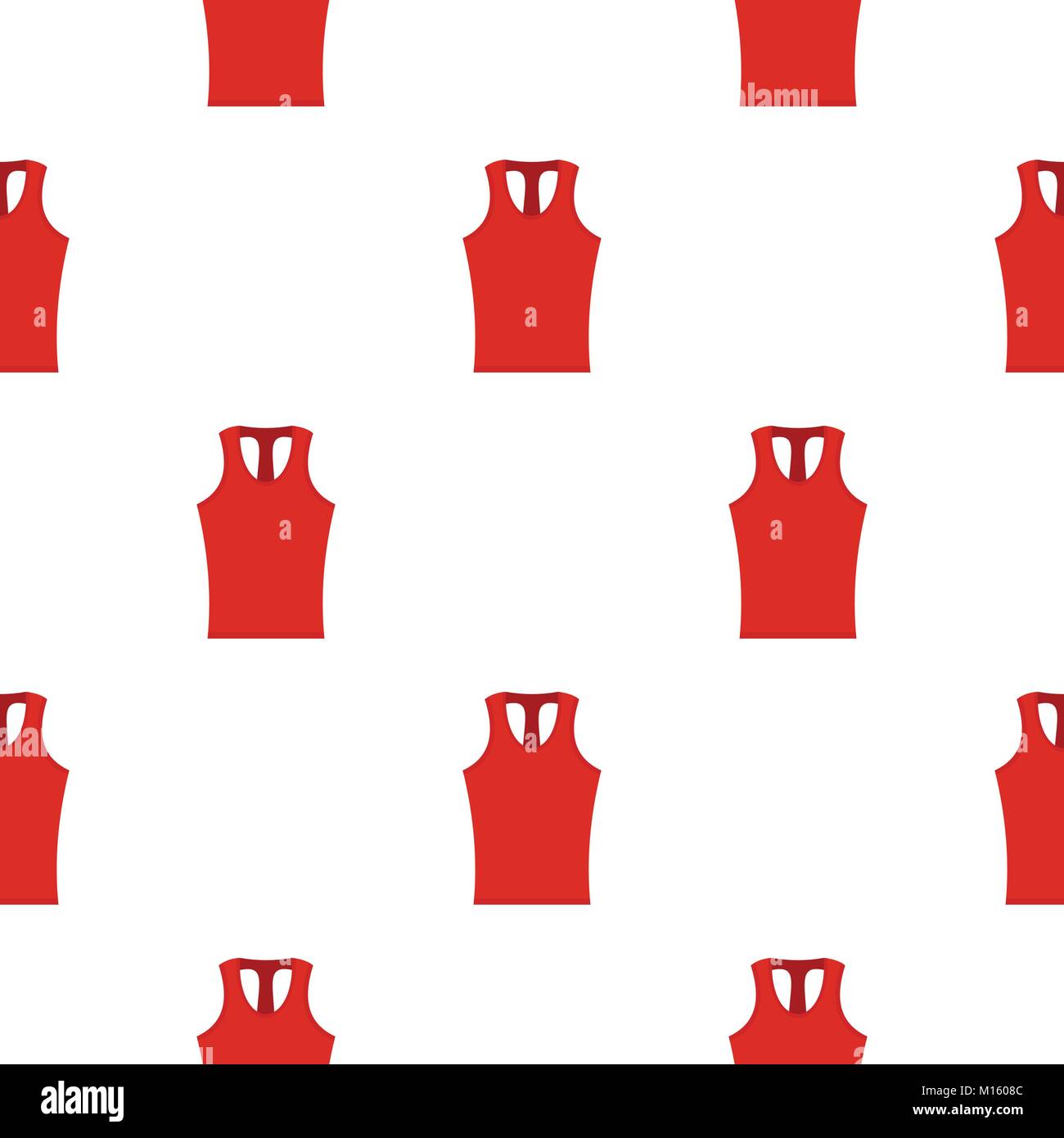 Red sleeveless shirt pattern seamless Stock Vector Image & Art - Alamy