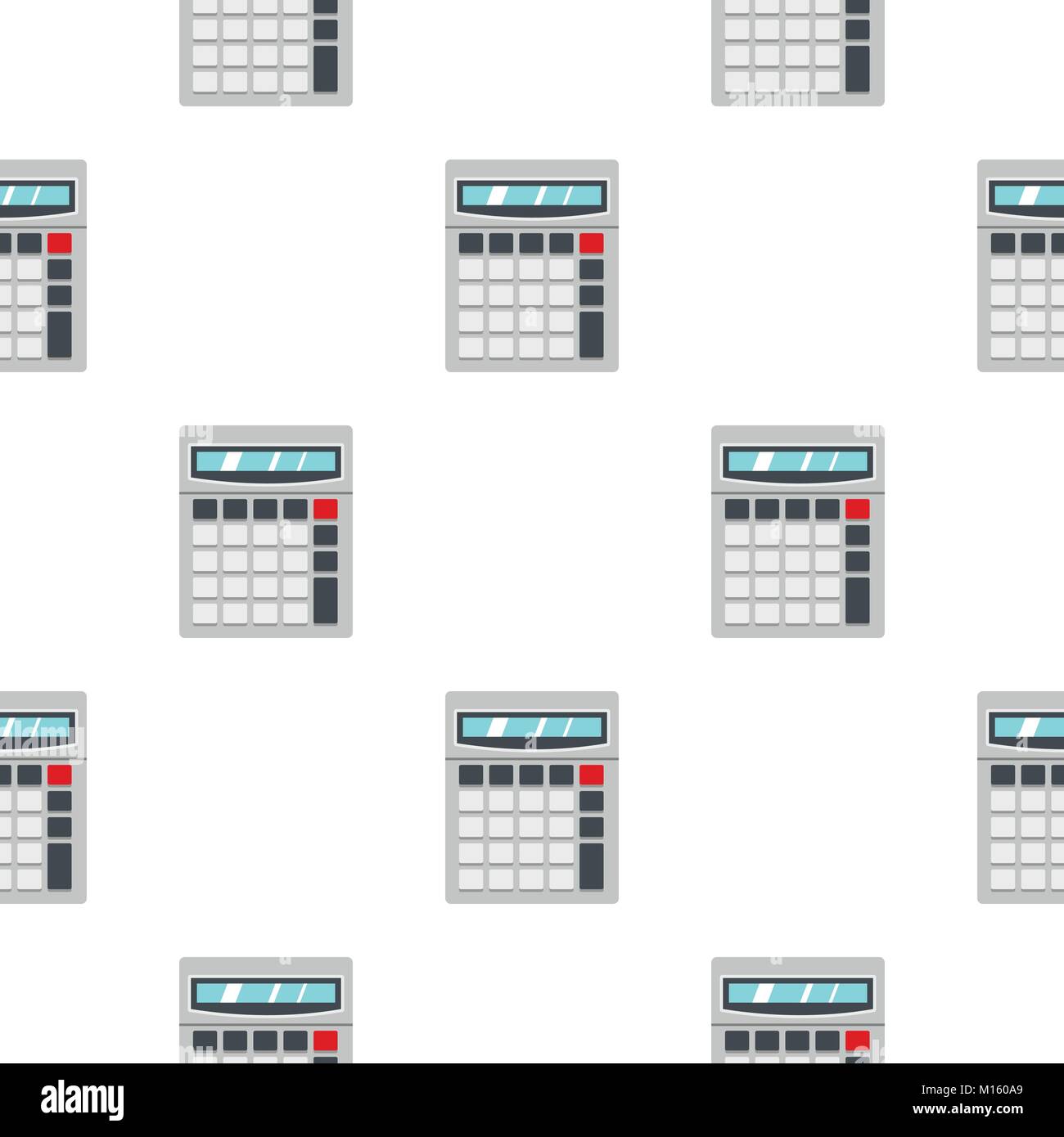 Pattern modern digital calculator Cut Out Stock Images & Pictures - Alamy