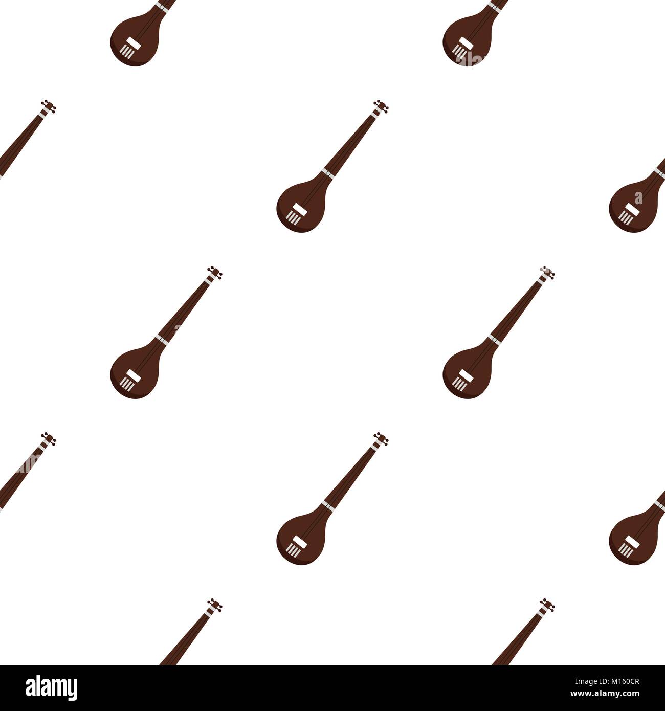 Traditional Indian sarod pattern seamless Stock Vector Image & Art - Alamy