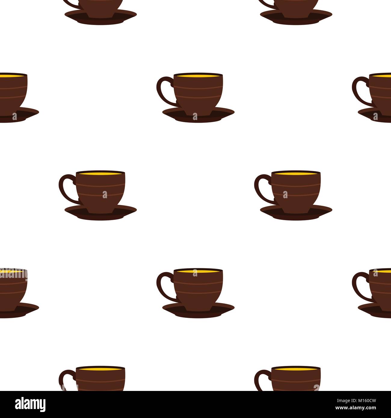 Cup pattern seamless Stock Vector Image & Art - Alamy