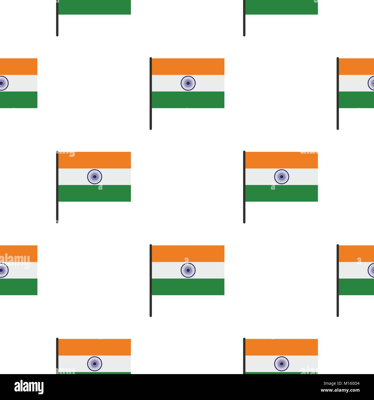Indian flag pattern seamless Stock Vector Image & Art - Alamy