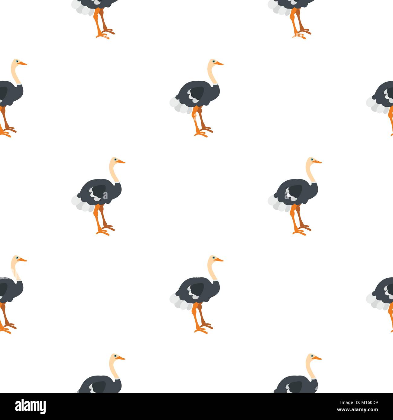 Ostrich pattern seamless Stock Vector Image & Art - Alamy