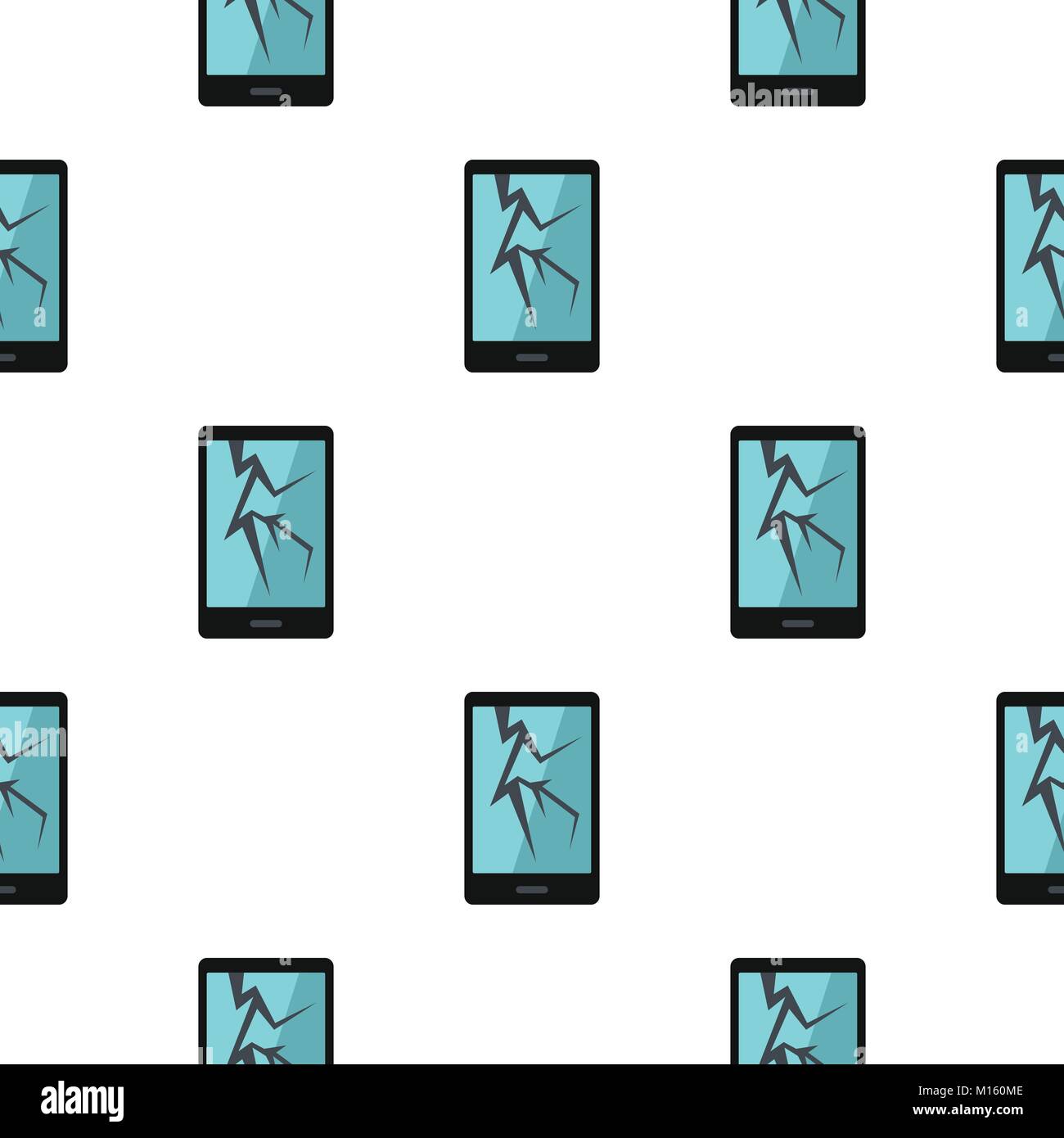 Cracked phone pattern seamless Stock Vector Image & Art - Alamy