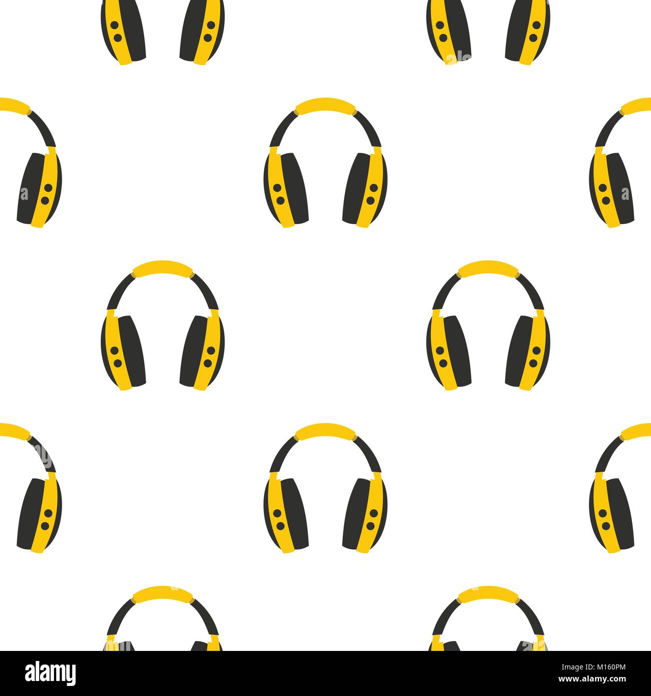 Wireless headphones pattern seamless Stock Vector Image & Art - Alamy