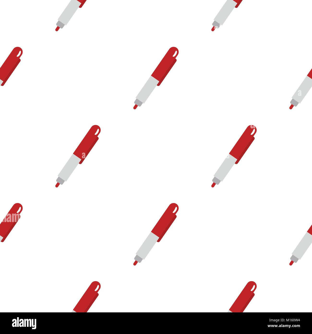 Red marker pen pattern Stock Vector Images - Alamy