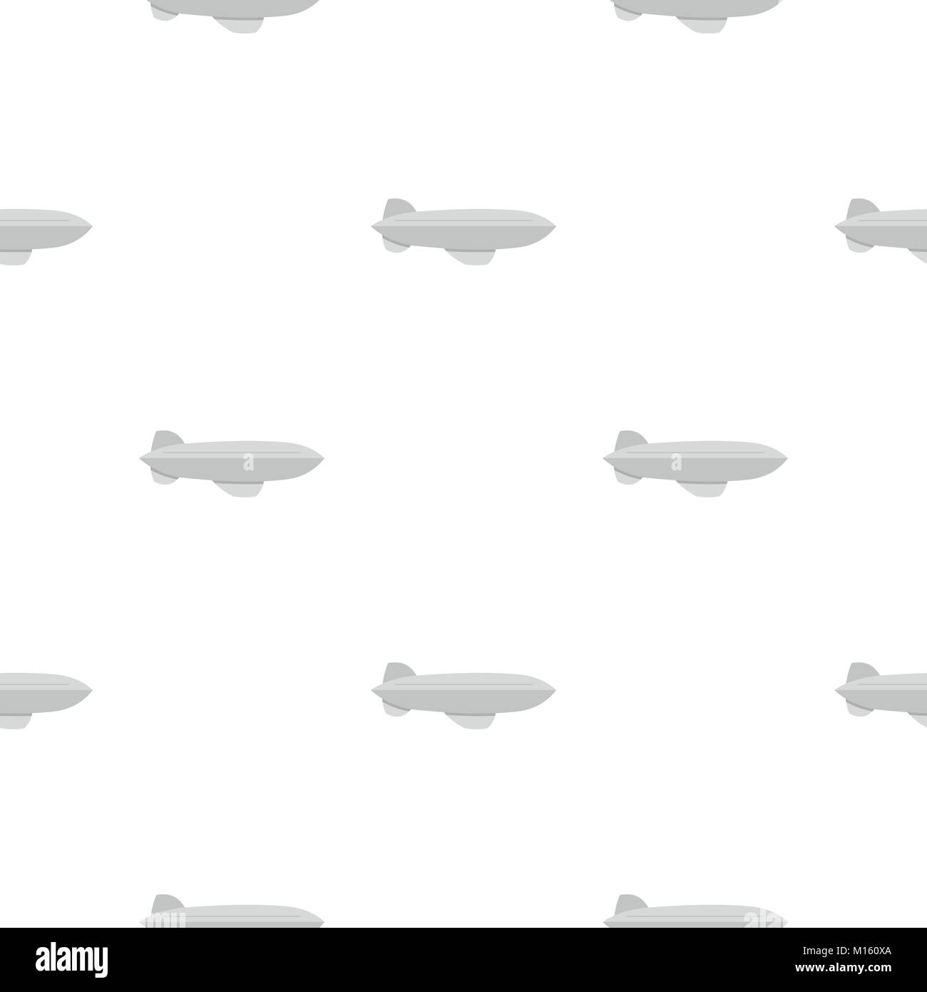 Gray blimp aircraft flying pattern seamless Stock Vector Image & Art ...