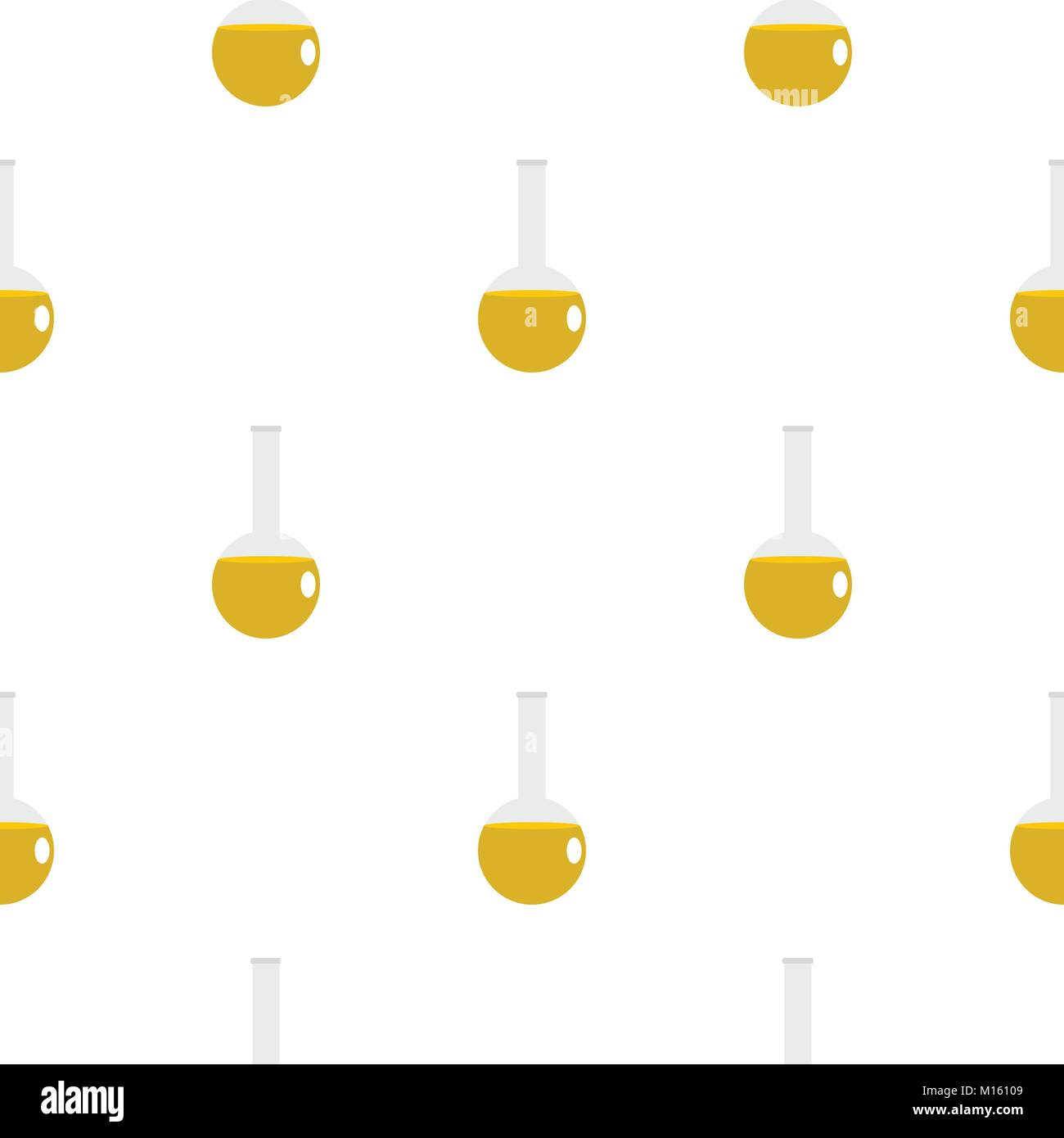Chemical laboratory flask pattern seamless Stock Vector Image & Art - Alamy