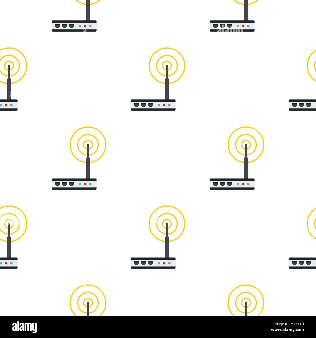 Wifi router pattern seamless Stock Vector Image & Art - Alamy