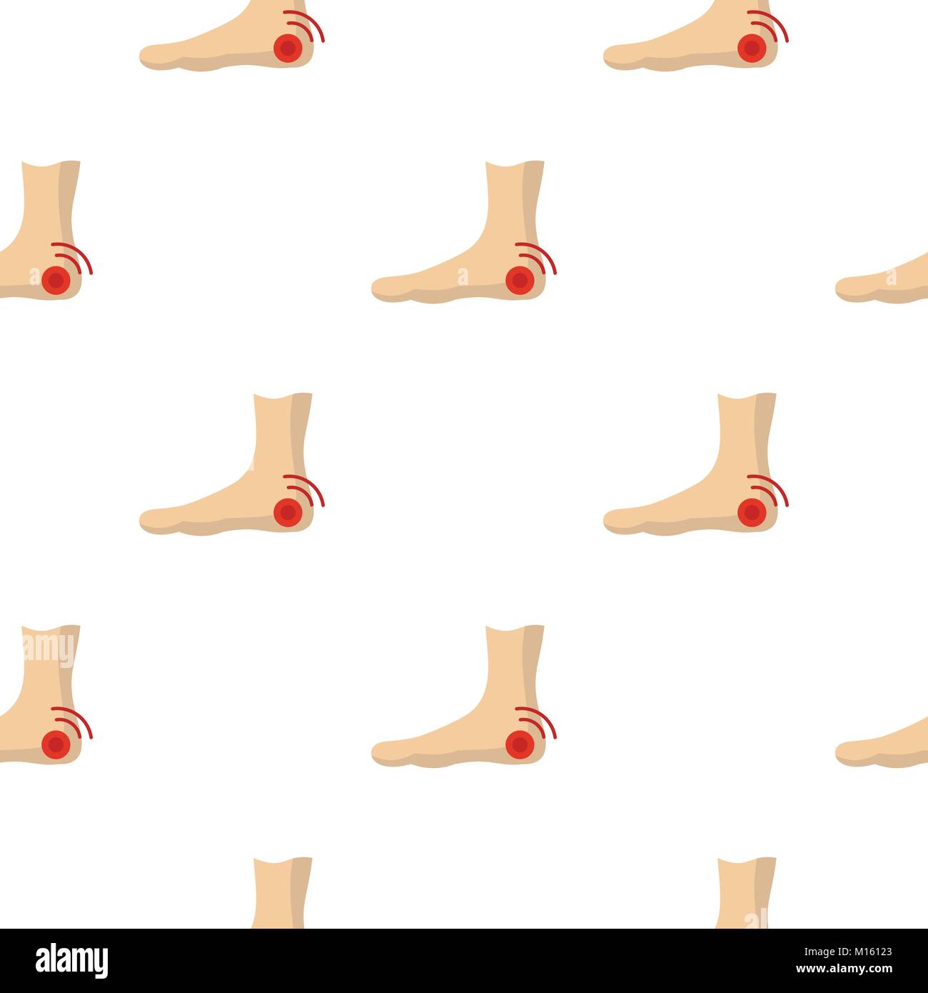 Foot heel pattern seamless Stock Vector Image & Art - Alamy