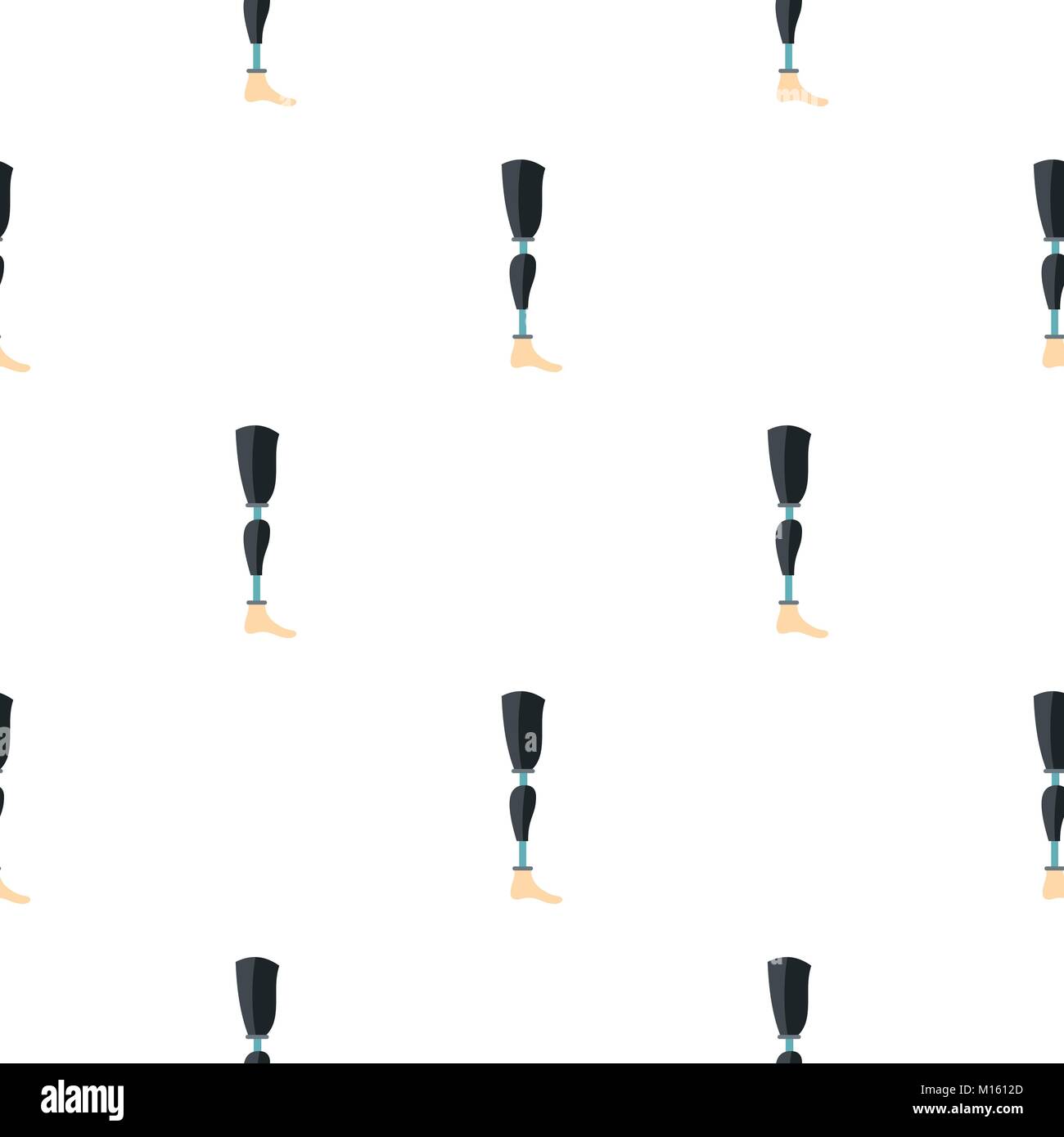 Prosthesis leg pattern seamless Stock Vector Image & Art - Alamy