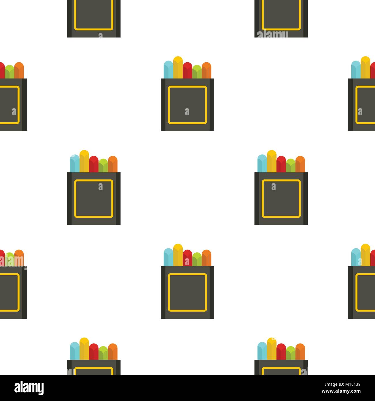 Crayons pattern seamless Stock Vector Image & Art - Alamy