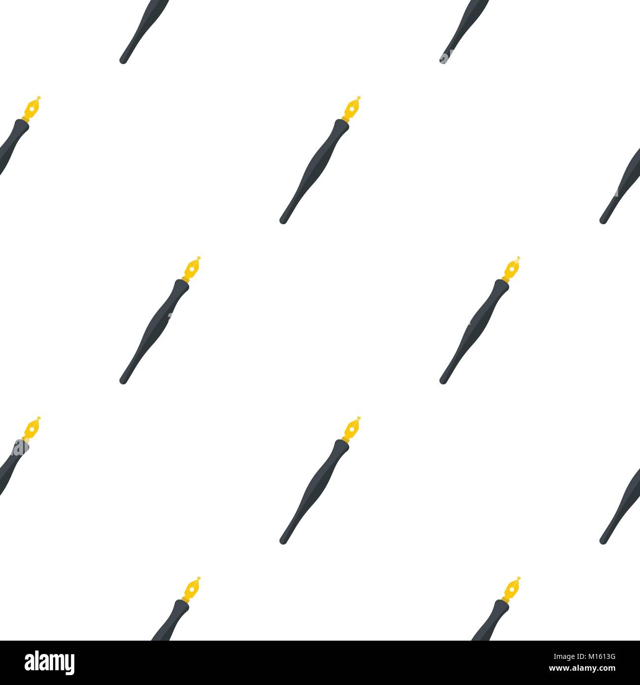 Fountain pen pattern seamless Stock Vector Image & Art - Alamy
