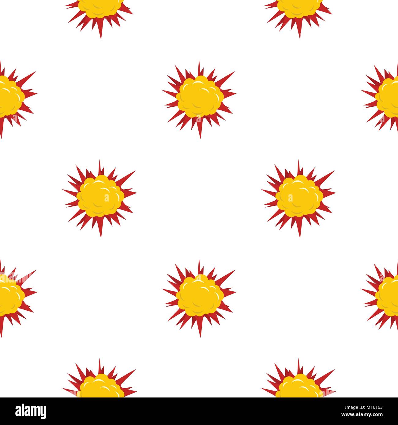 Terrible explosion pattern seamless Stock Vector Image & Art - Alamy