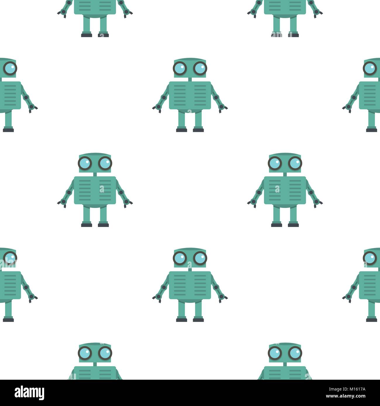 Steel robot pattern seamless Stock Vector Image & Art - Alamy