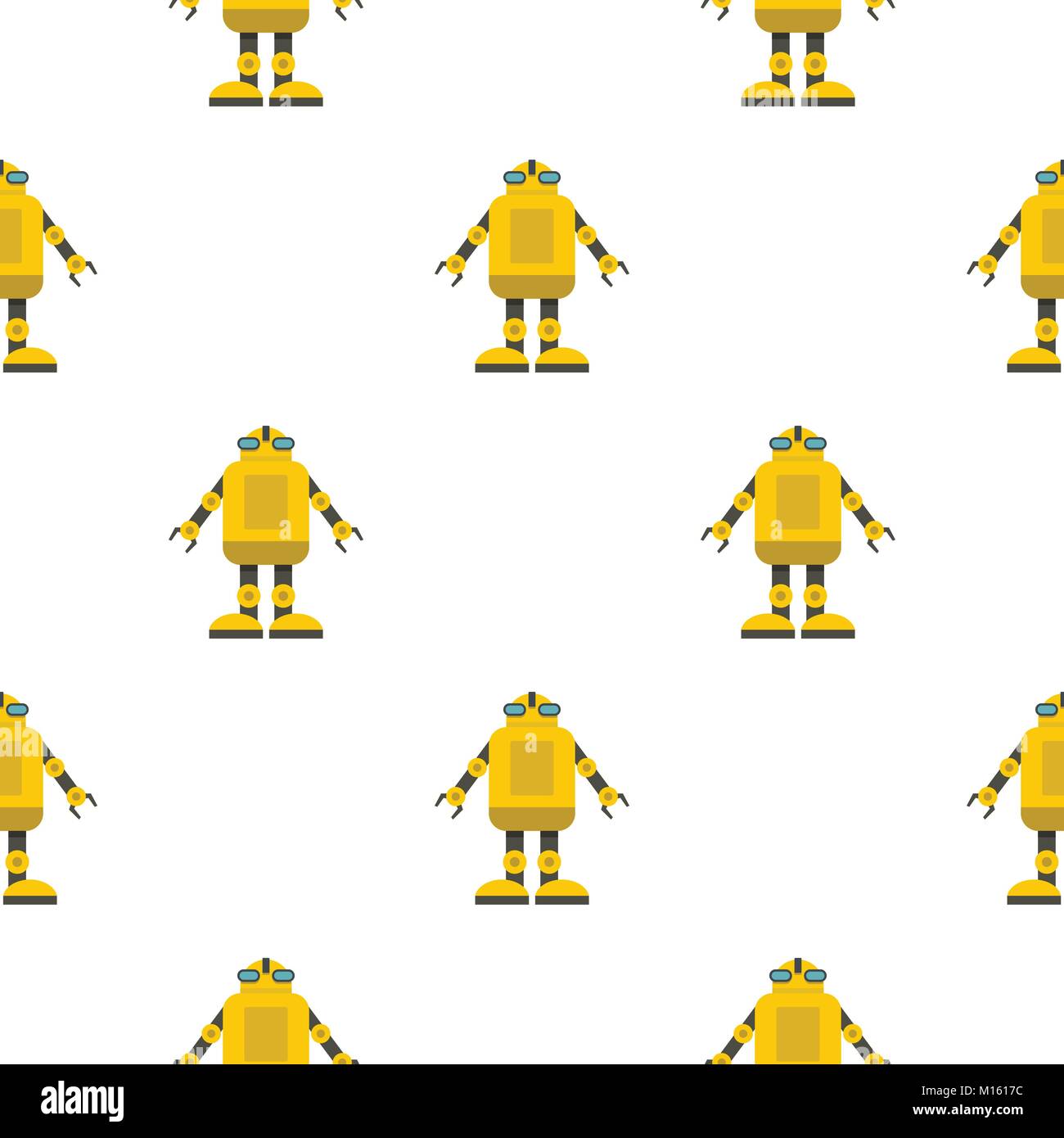 Yellow machine pattern seamless Stock Vector Image & Art - Alamy