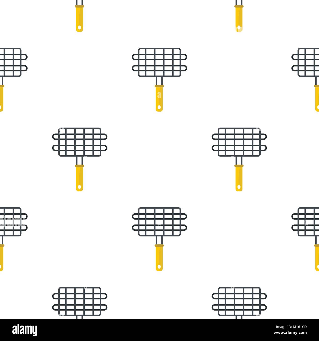 Steel grid for grill pattern seamless Stock Vector Image & Art - Alamy