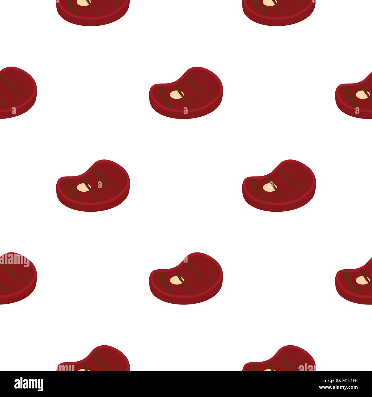 Grilled beef steak pattern seamless Stock Vector Image & Art - Alamy