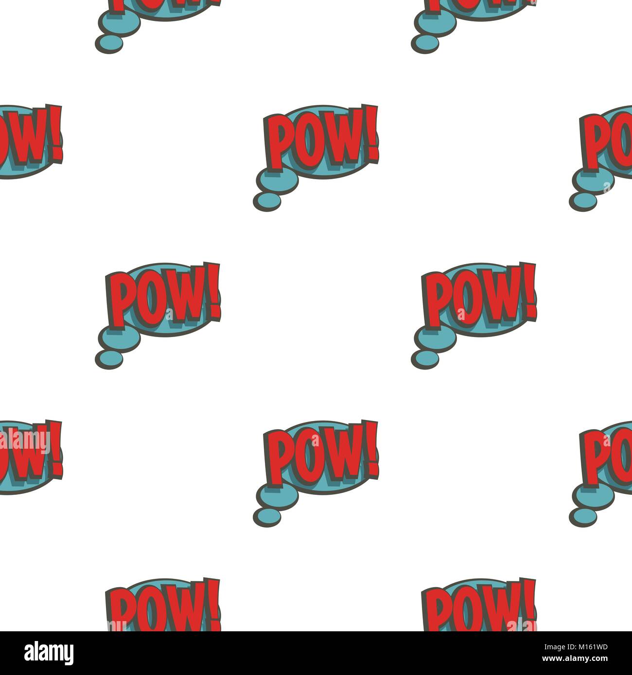 Pow, speech bubble pattern seamless Stock Vector Image & Art - Alamy