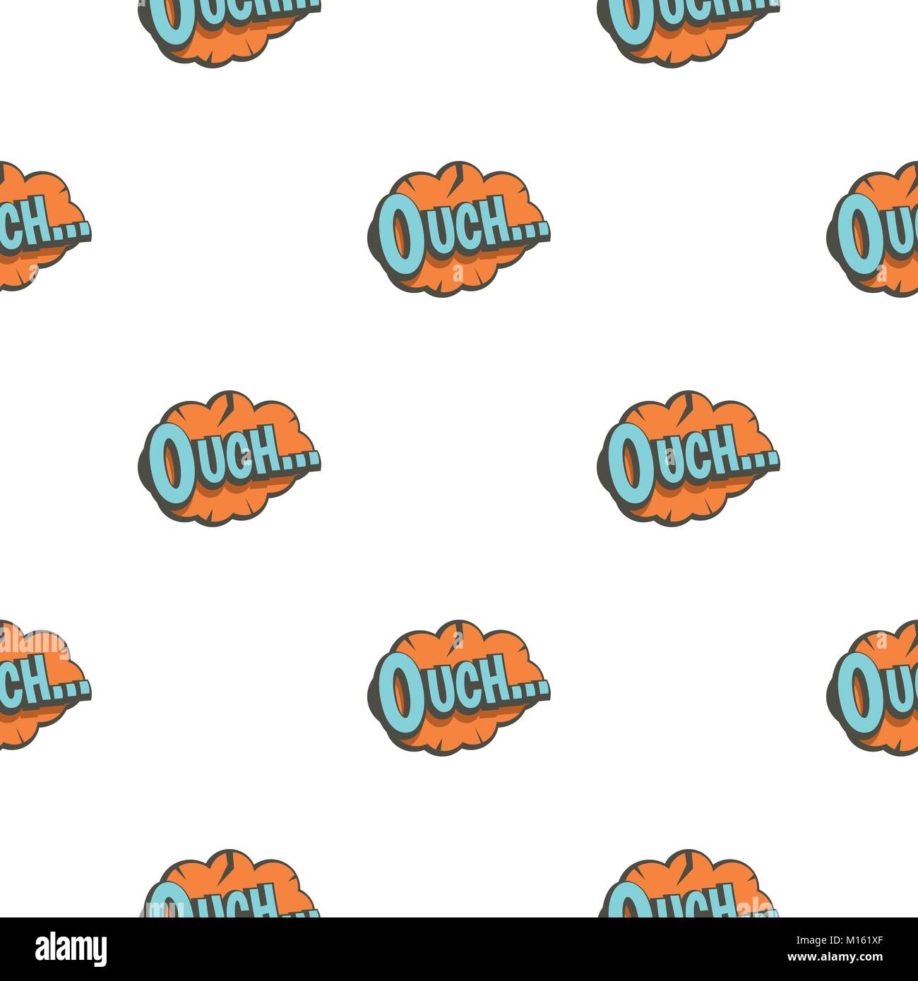 Ouch word Cut Out Stock Images & Pictures - Alamy